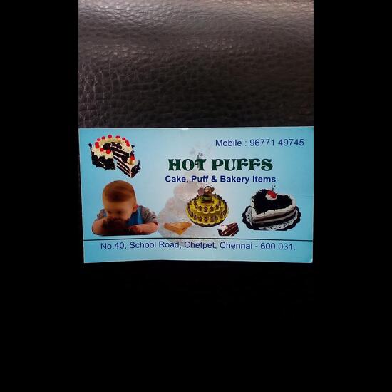 Menu at HOT PUFFS, Chennai, 40