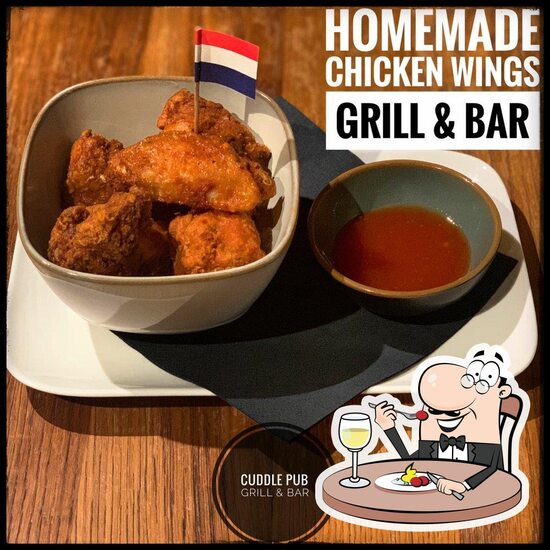Menu at Cuddle Pub, Amsterdam