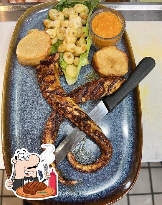 Menu at Pukara Peruvian Cuisine on the beach restaurant, Deerfield Beach