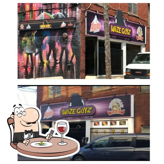 Menu at Wize Guyz Pub, Moncton