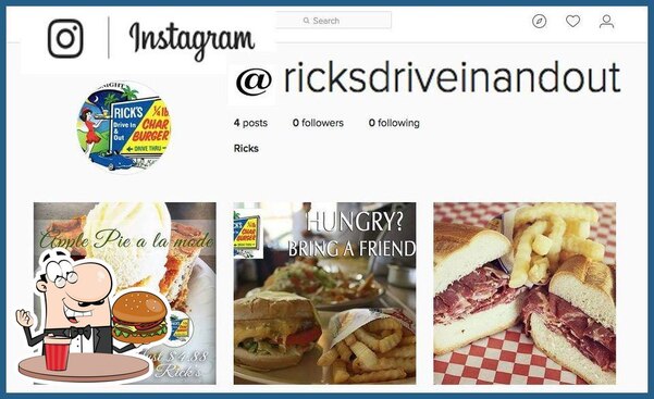 Rick's Drive In & Out in Whittier - Restaurant menu and reviews