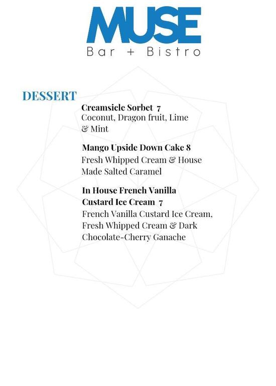MUSE Bar + Bistro in Clermont - Restaurant menu and reviews