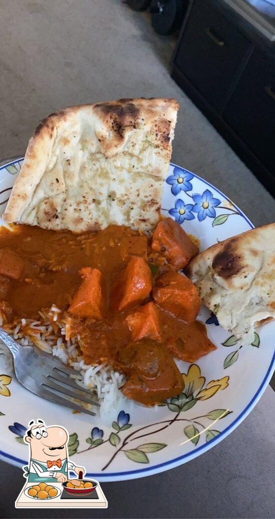 Menu at Saffron Indian restaurant, Four Corners