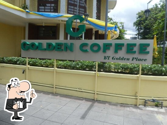 Menu at Golden Coffee cafe, Bangkok, 98 Ratchadamnoen Ave