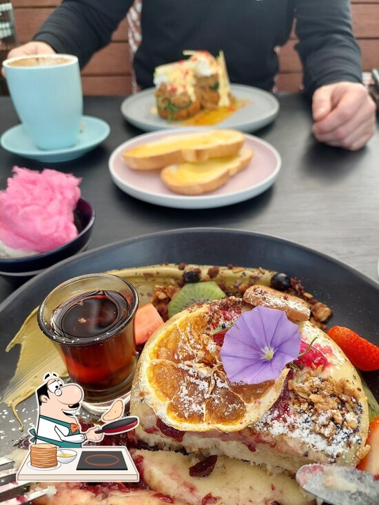 Menu at Moon and Back cafe, South Morang