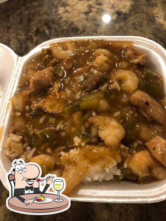 Menu at Tam's Seafood restaurant, Donaldsonville