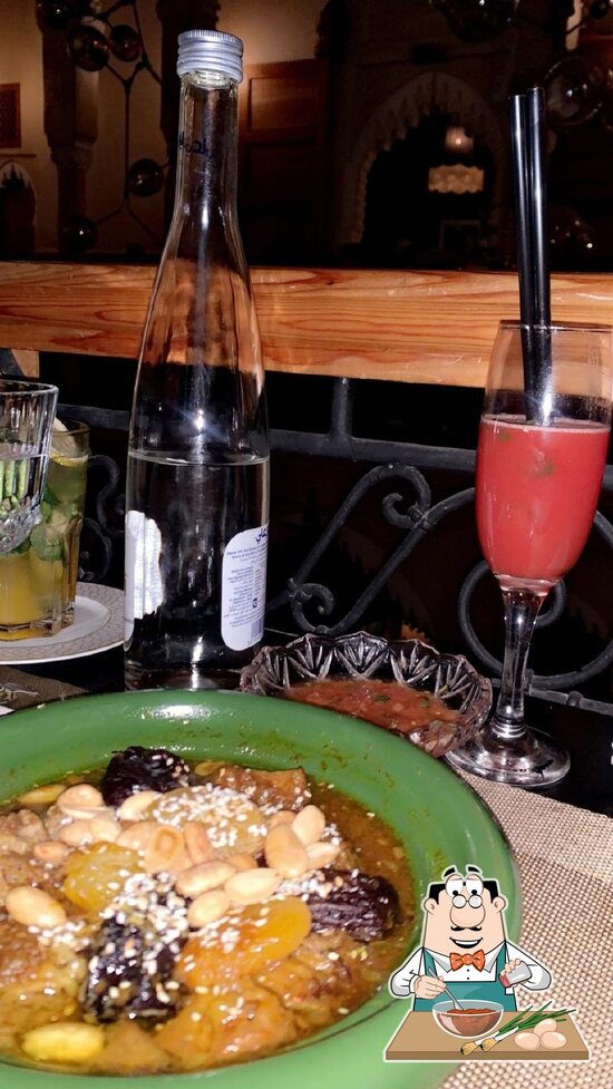 Menu at Dar Dada restaurant, Casablanca