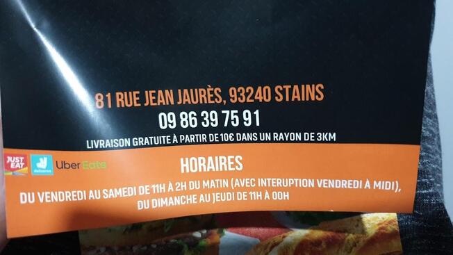 Carta de O grec, Stains