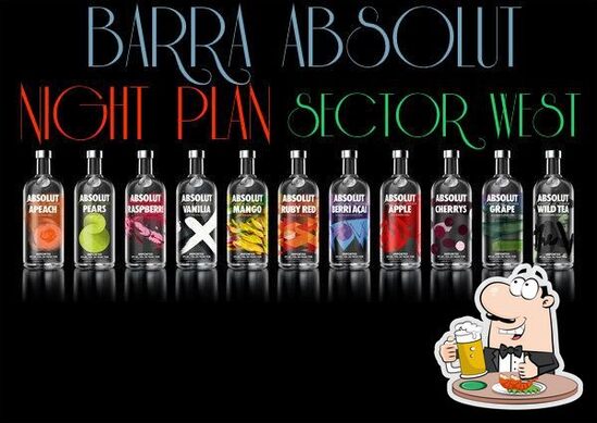Menu at Barra Absolut - Sector West, General Rodríguez