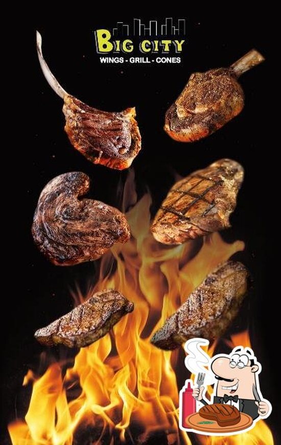 Menu at Big City restaurant, Cuautitlán Izcalli