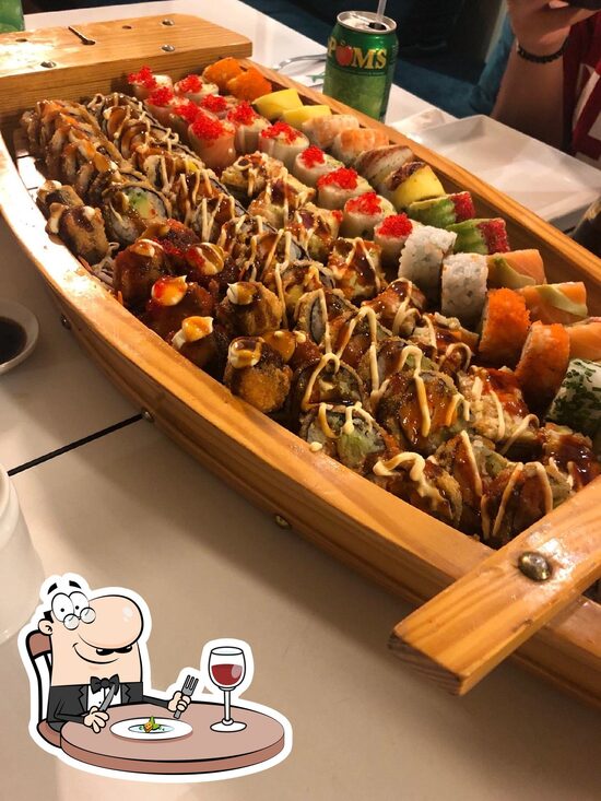 Menu au Sushi Box restaurant, Rabat, 18 Maha Ryad