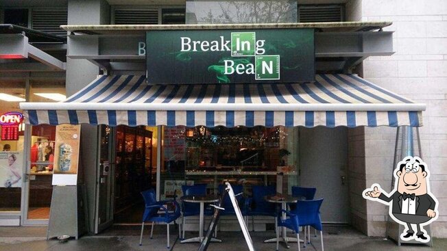 Menu at Breaking Bean cafe, Vancouver