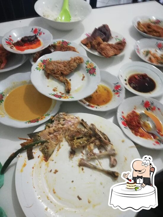 Menu at RM. Putra Minang restaurant, Medan, jl. T. Amir Hamzah