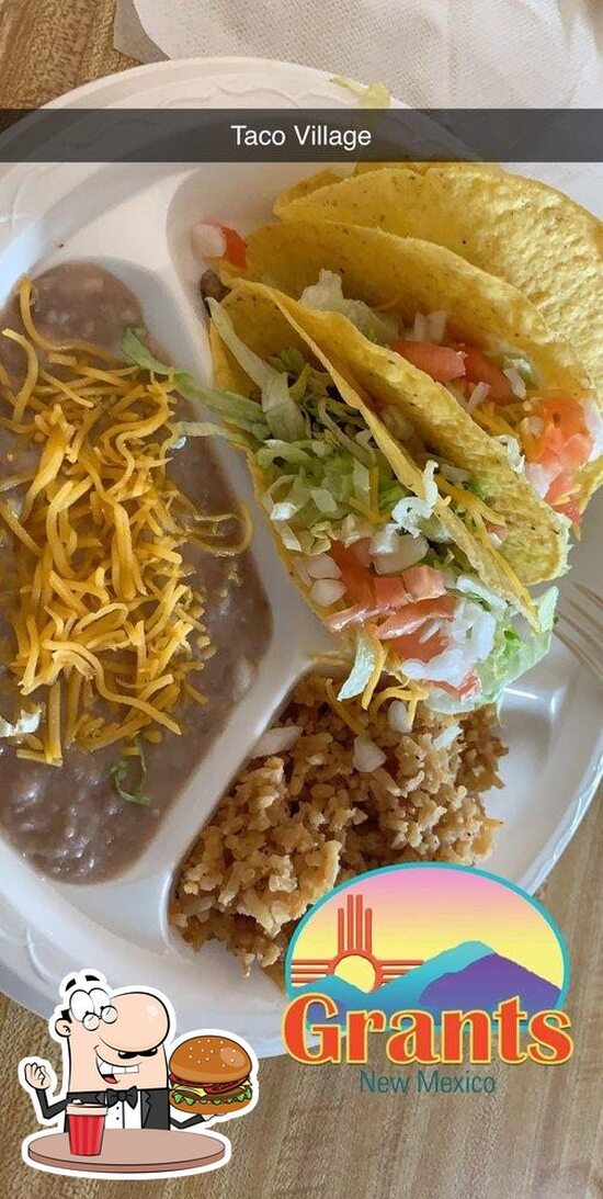 Menu at Taco Village restaurant, Grants, 700 E Roosevelt Ave
