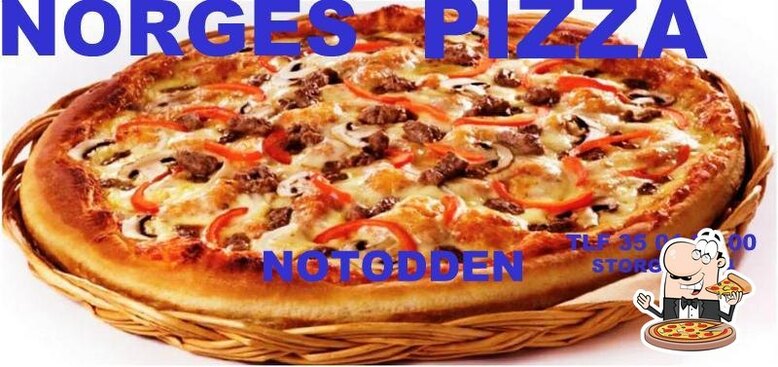 Menu at Norges Pizza pizzeria, Notodden