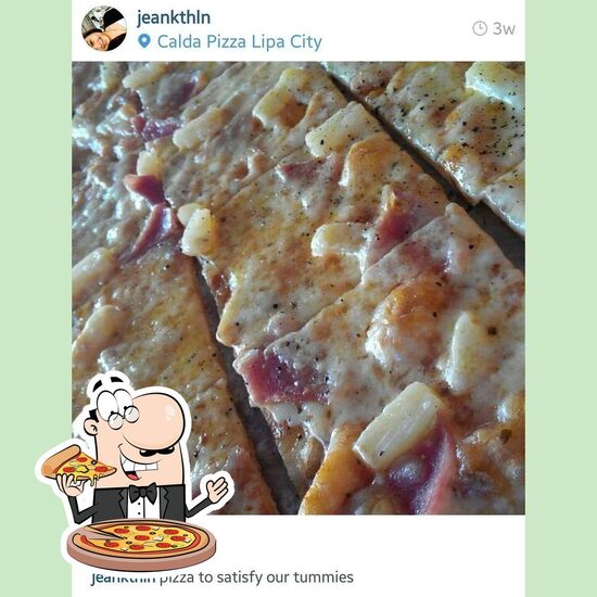 Menu at Calda Pizza Lipa City restaurant, Lipa