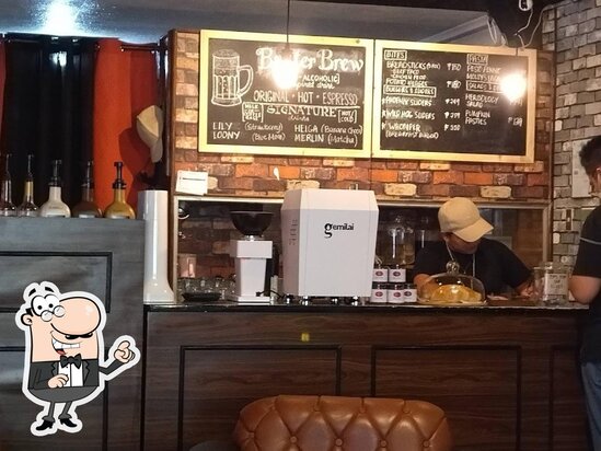 Menu at Marauder's Brew Cafe, Baguio