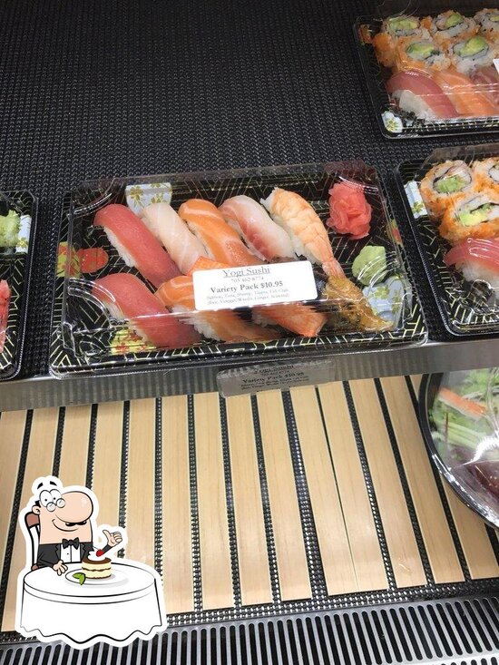 Menu at Yogi Sushi restaurant, Springfield