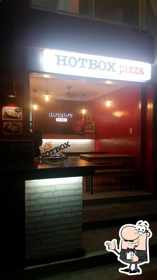 Menu at HotBox Pizza restaurant, Manila