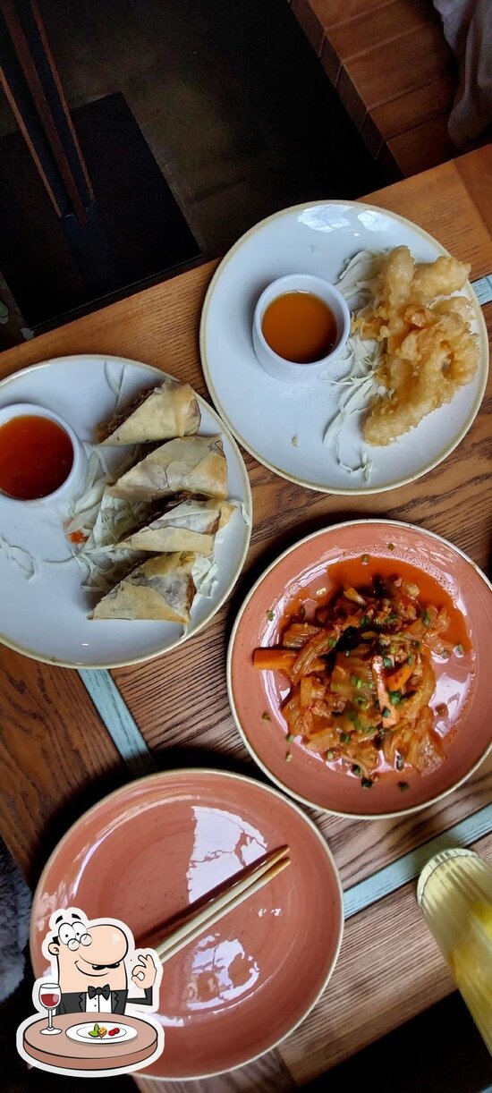 Menu at HAOS restaurant, Gdańsk