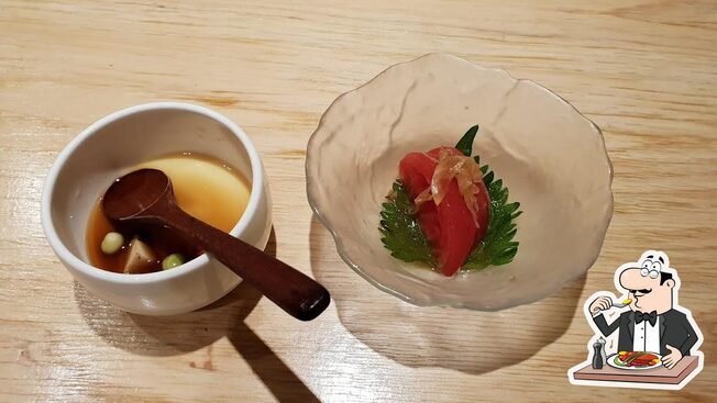 Menu at Kaneki restaurant, Seoul