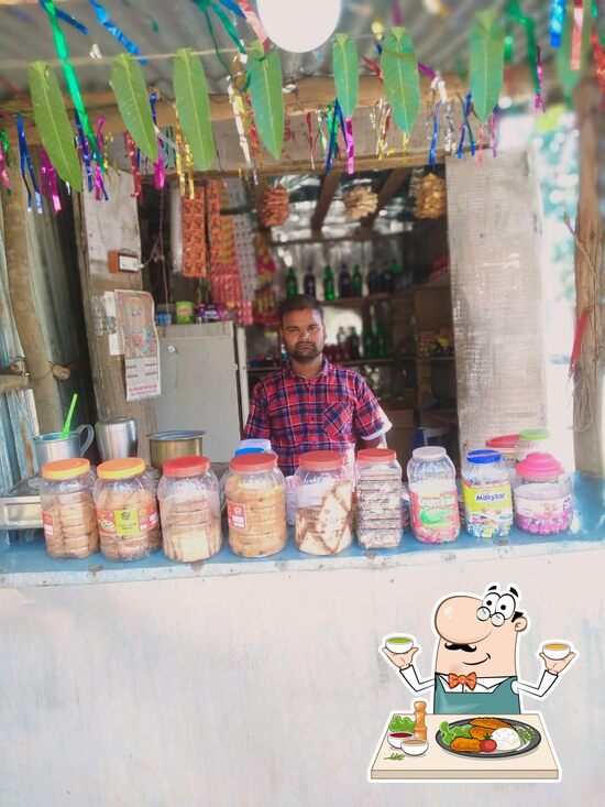 Menu at Syam Bhai Tea Stall, Jagannathprasad