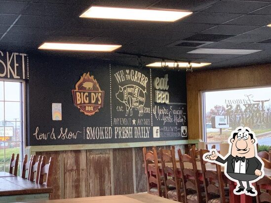 Menu at Big D's BBQ Branson, Branson, State Hwy 248