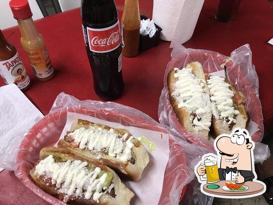 Menu at Lupita's Hot Dogs restaurant, Phoenix