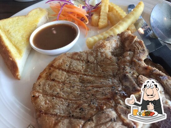 Menu at Bangkok Grill steakhouse, Pak Kret