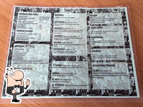Carta del restaurante Chicano Mexican Grill, Lauderhill