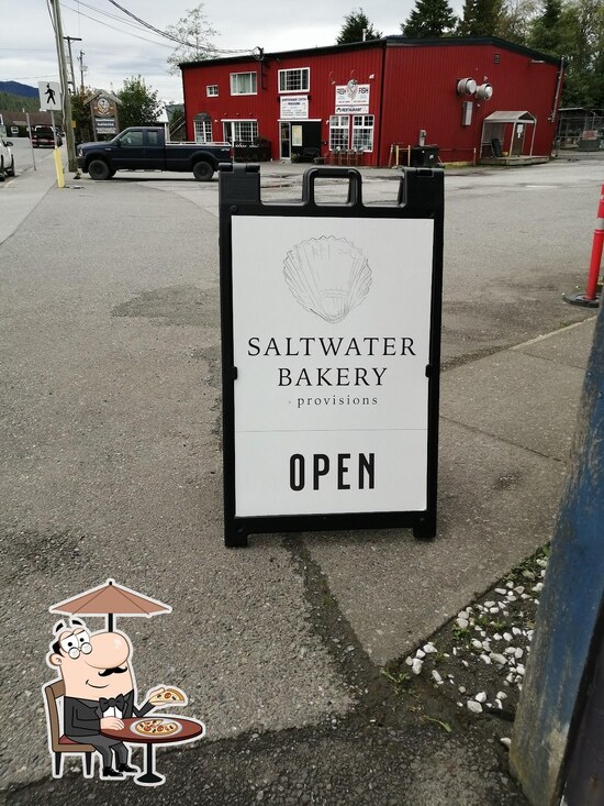 Carta de Saltwater Bakery, Prince Rupert