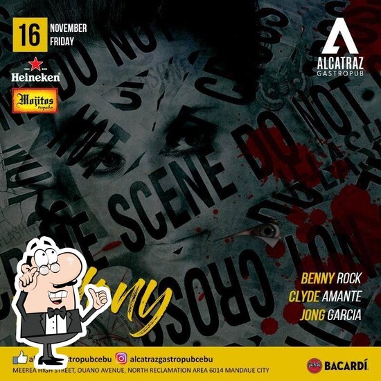 Menu at Alcatraz Gastropub, Mandaue City
