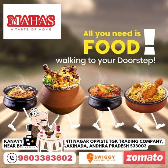 MAHA'S KITCHEN, Kakinada - Restaurant menu, prices and reviews