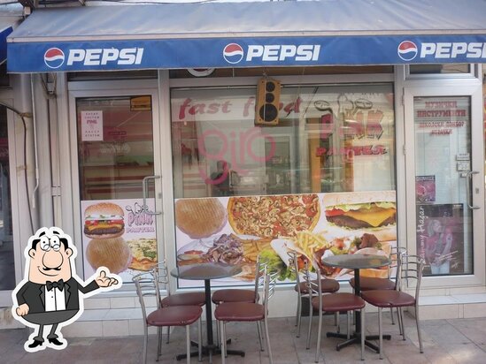 Menu at Pink Panther restaurant, Prilep