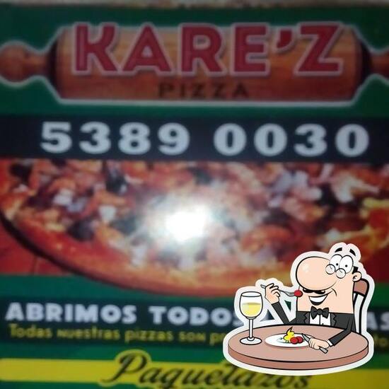 Menu at Kare'z Pizzas" pizzeria, Tlalnepantla de Baz