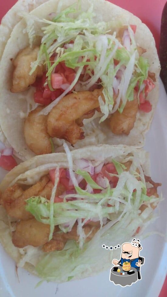 Menu at Mariscos. El chaka restaurant, Culiacán