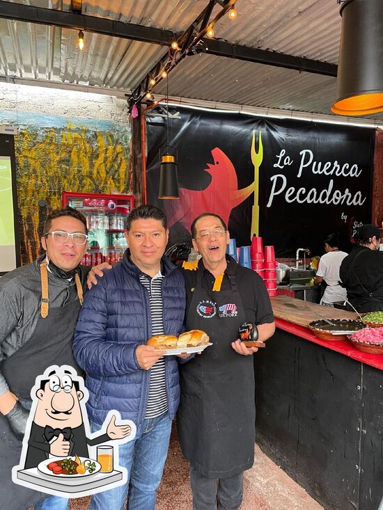 Carta del restaurante La Puerca Pecadora, Ciudad del México