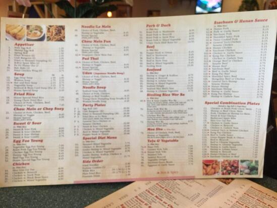 Menu at Grand Peking restaurant, Wetherington