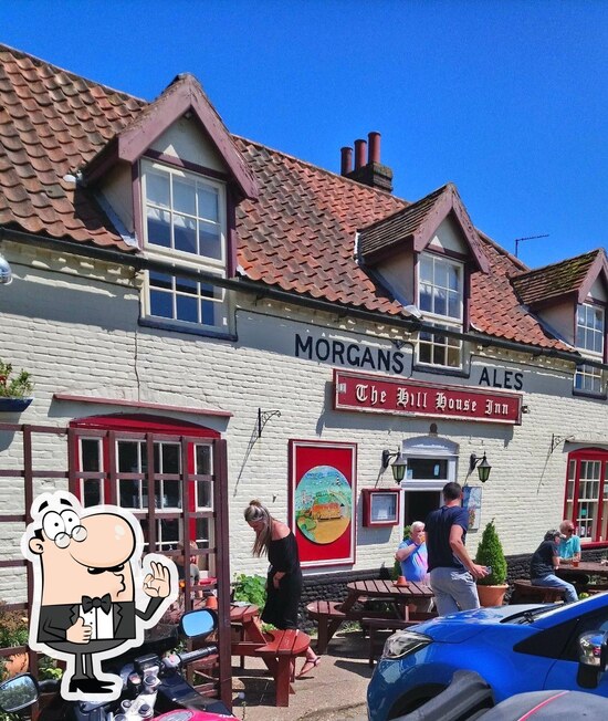 Menu at The Hill House Inn cafe, Happisburgh