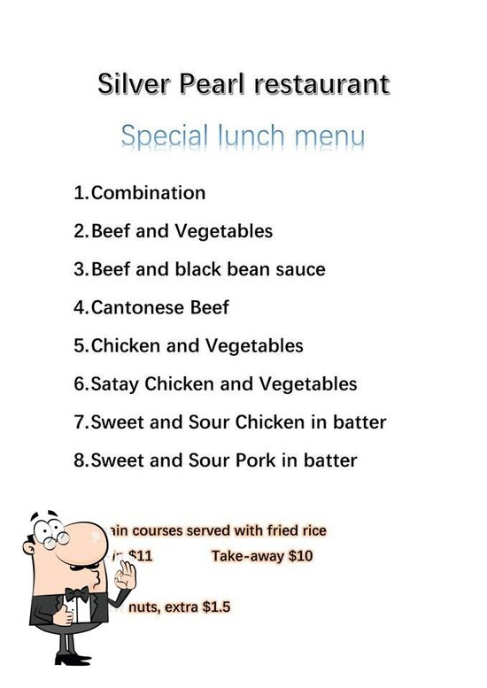 Silver Pearl Restaurant, Rokeby - Restaurant menu, prices and reviews