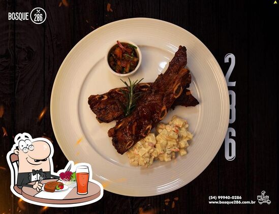 Menu at Bosque 286 restaurant, Marau