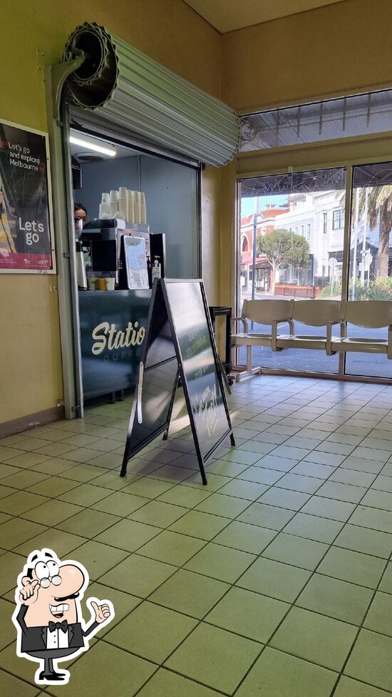 Menu at Station Coffee, Sandringham