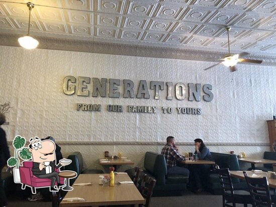 Menu at Generations Cafe, Higginsville, N Main St