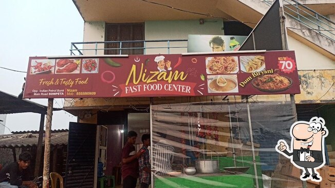 Menu at Nizam Fast Food Center, Sompeta