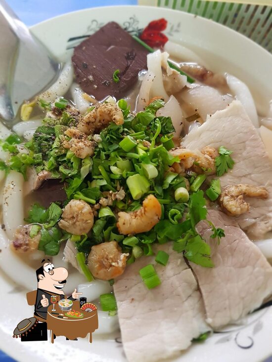 Menu at Bánh lọt bèo restaurant, Can Tho