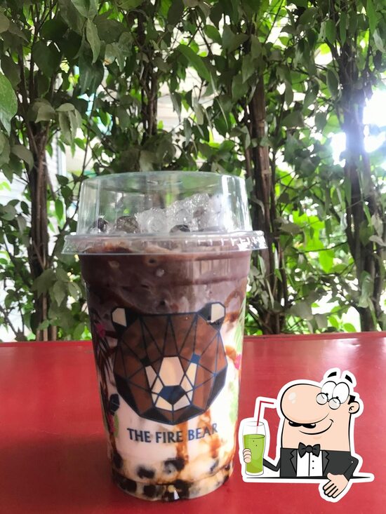 Café หมีพ่นไฟ The Fire Bear แปลงยาว หน้าหมู่บ้านขวัญนคร วิลเเลจ, Plaeng Yao