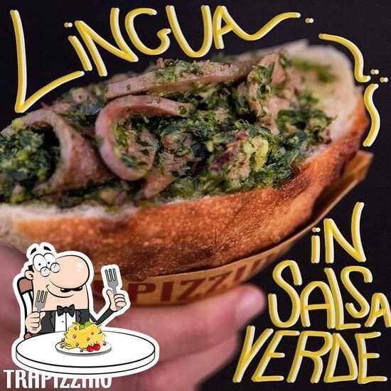 Menu at Trapizzino restaurant, Latina