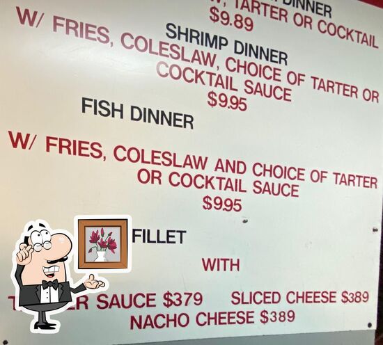 Menu at The Dog Shack restaurant, Hudson Falls