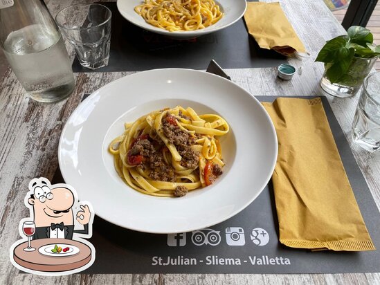 Menu at ImPasta restaurant, Saint Julian's, Triq Paceville