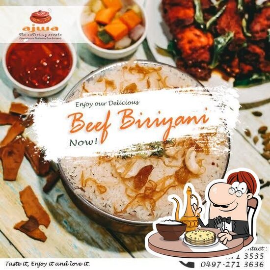 Menu at AJWA Biryani Restaurant, Kannur